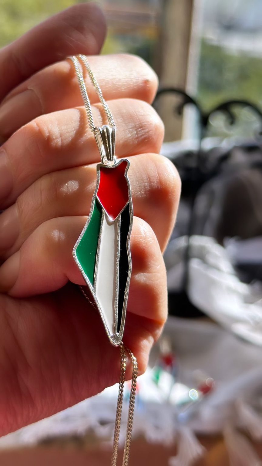 Palestinian Map Pendant - Paltisana Palestinian Map Pendant